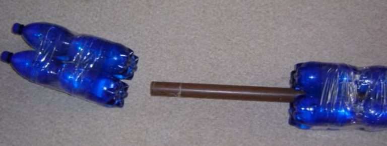 Como fazer halteres caseiros com garrafas pet